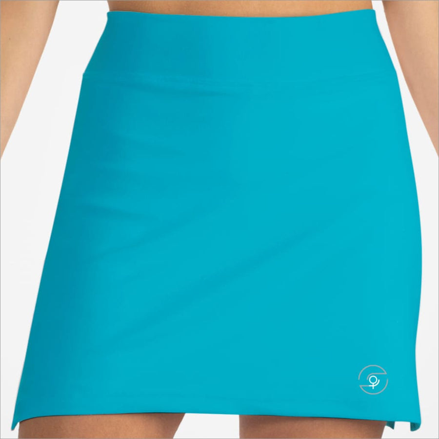 Classic Aqua Skort – Women’s Skort with Built-In Shorts – Skort Obsession