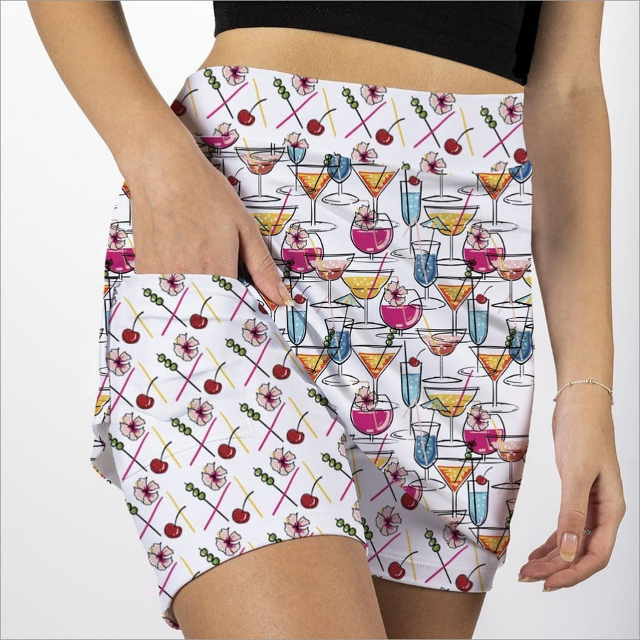Ready to Shine with the Happy Hour Pickleball Skort – Skort Obsession