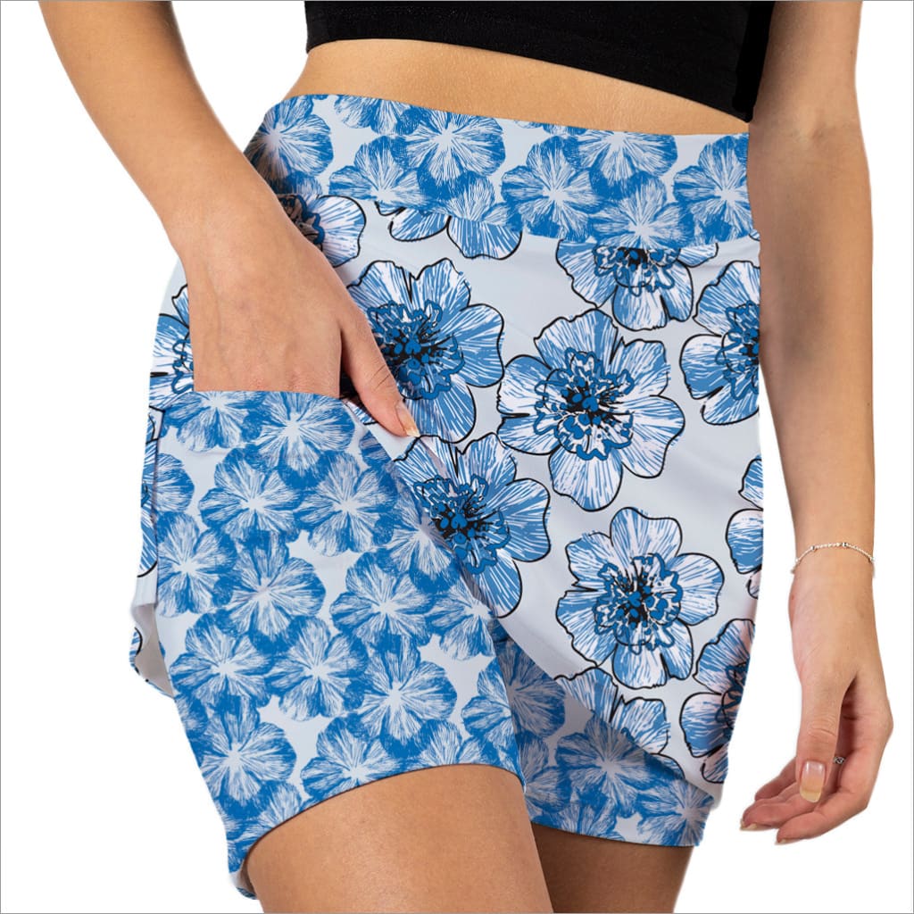 Opium Floral Print Skort - Cute Skorts For Women – Skort Obsession
